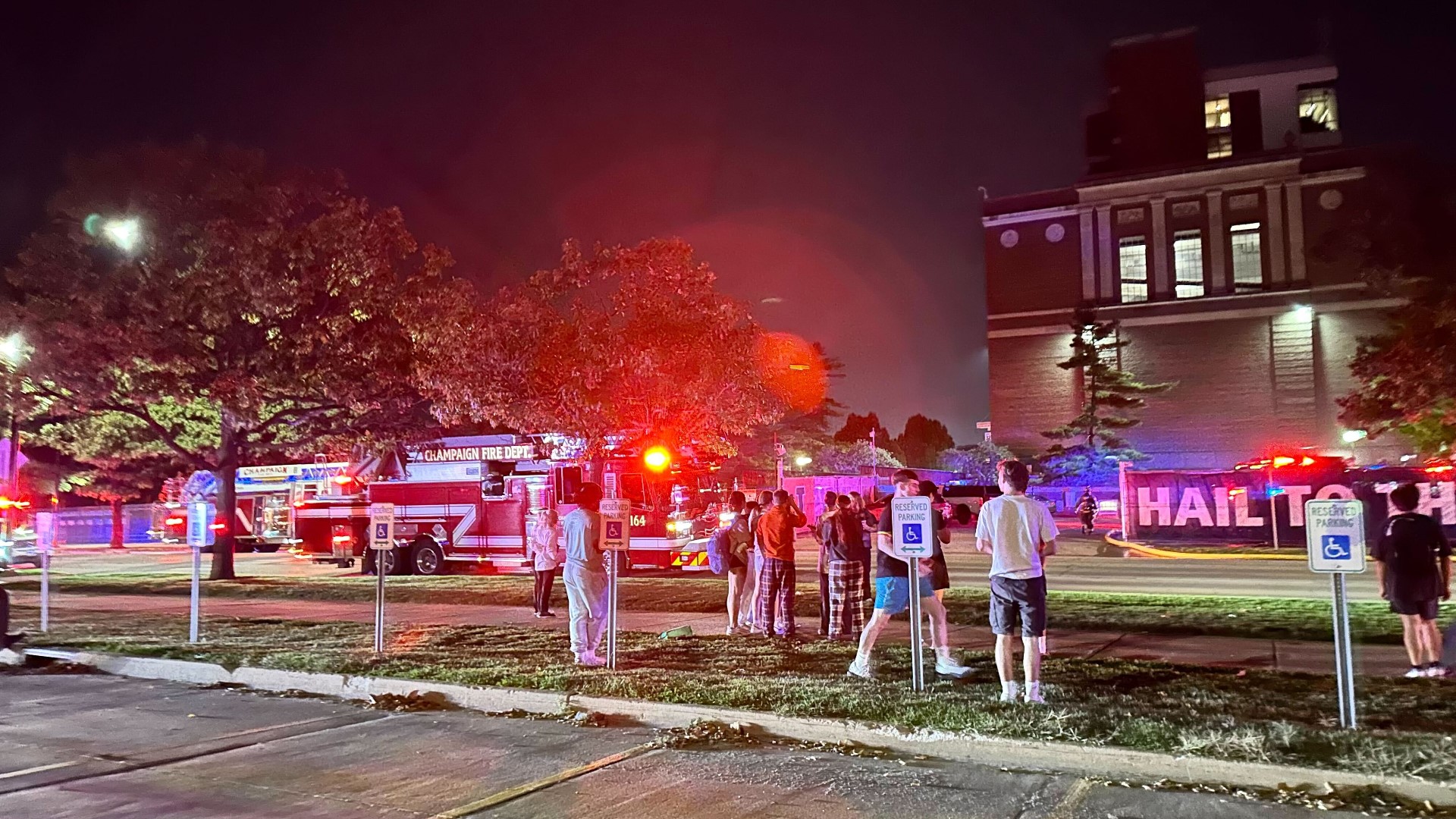 Crews puts out fire at University of Illinois stadium | ksdk.com