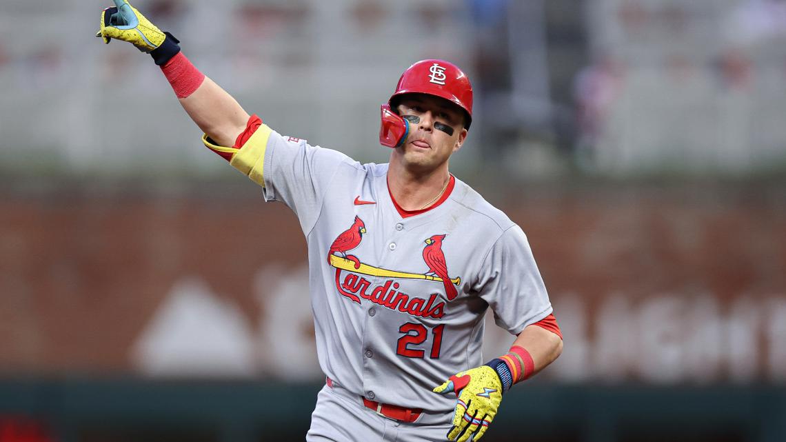 Gorman delivers key hit as Cardinals pull away from Braves 10-4 | ksdk.com