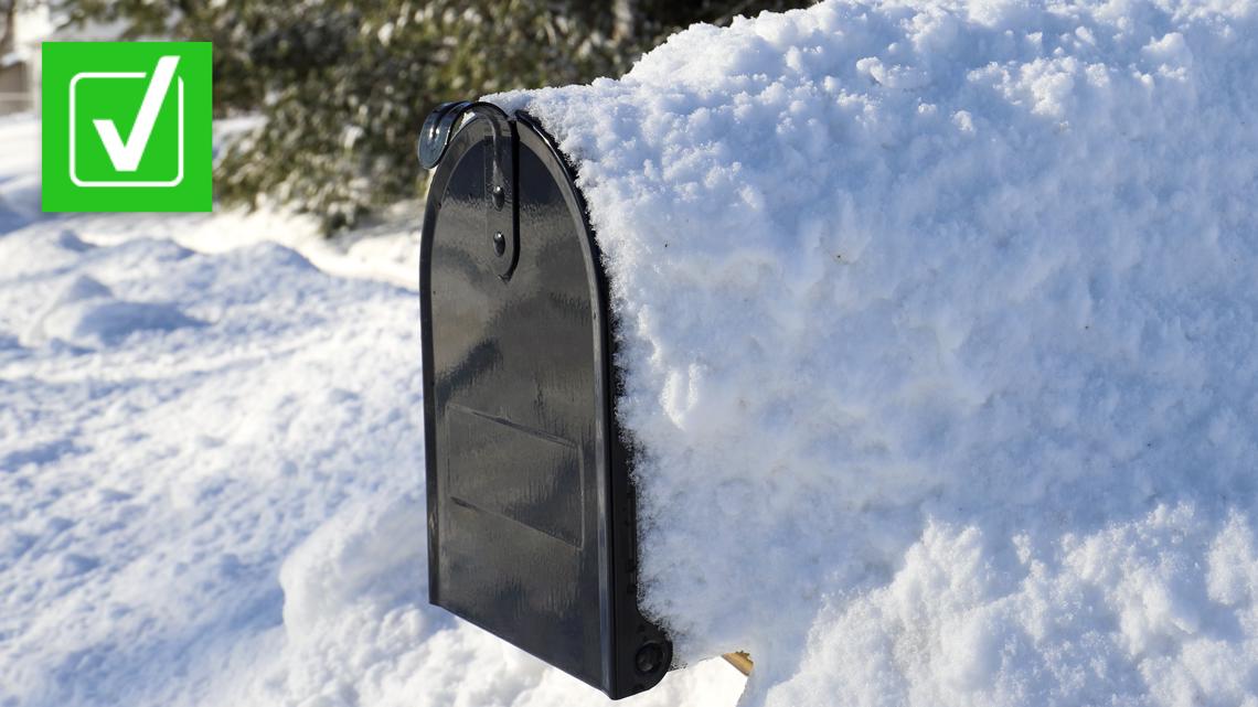 Mail carriers can refuse delivery because of snow and ice, USPS ...