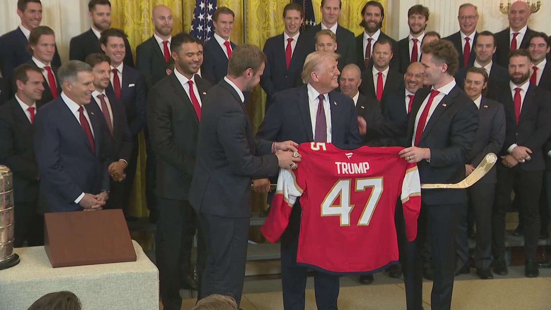 St. Louis native Matthew Tkachuk at the White House | ksdk.com