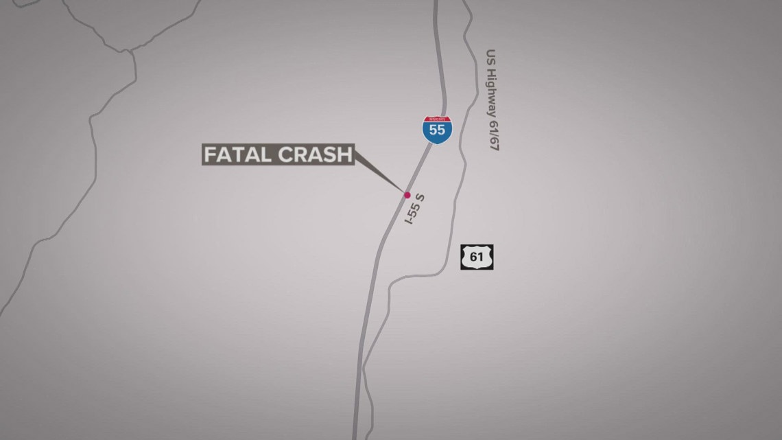 Man dies Monday in snowy I-55 crash with firetruck | ksdk.com