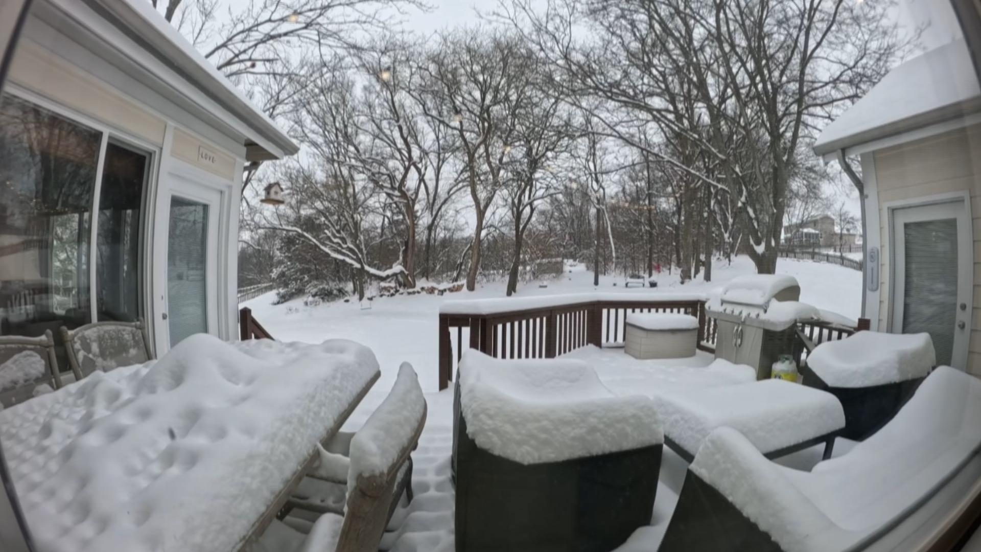 Timelapse: Snow accumulation in St. Louis County | ksdk.com