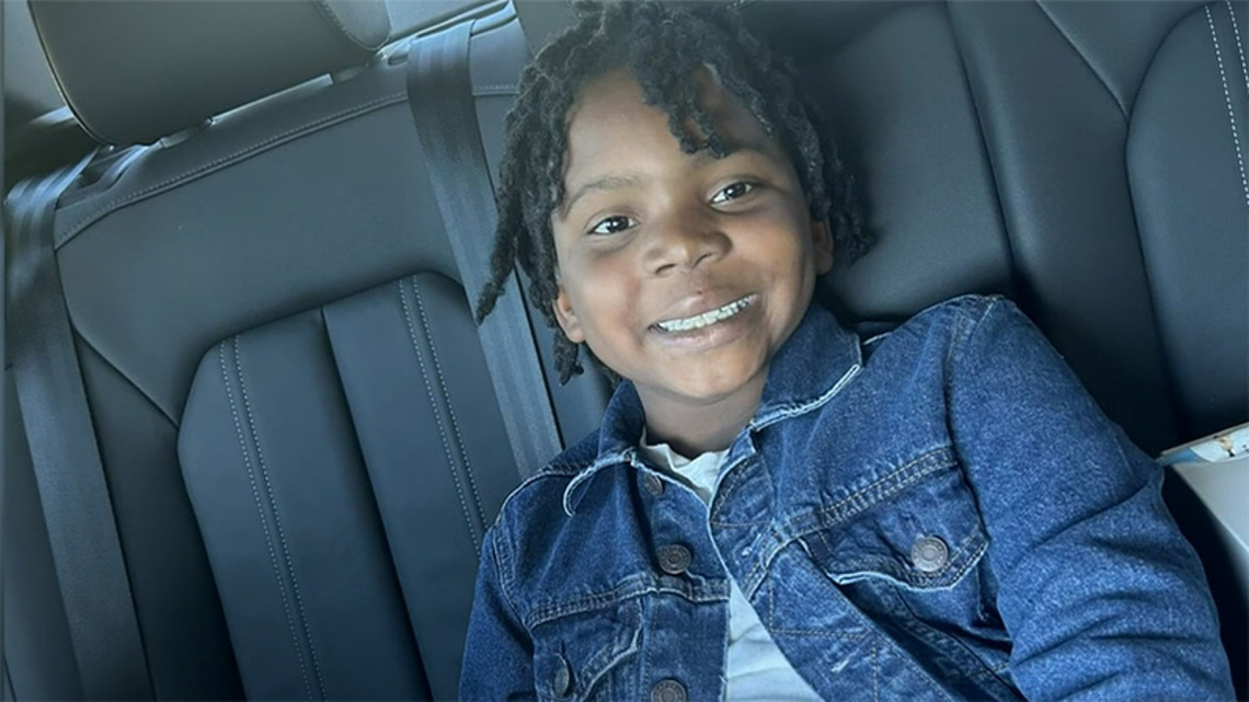 After a swing set collapsed on him, CJ seemed fine and asked for food ...