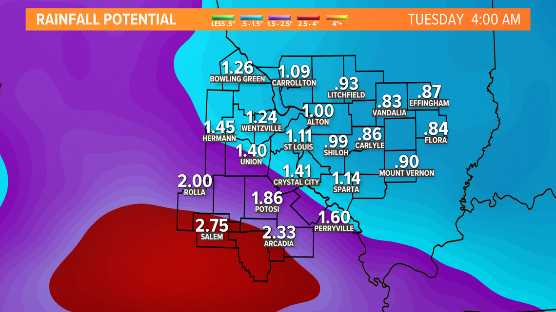 How much rain will St. Louis get this weekend? | ksdk.com