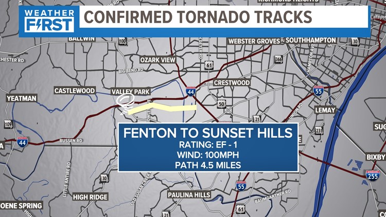 Breaking down St. Louis area tornados from Saturday's storms | ksdk.com