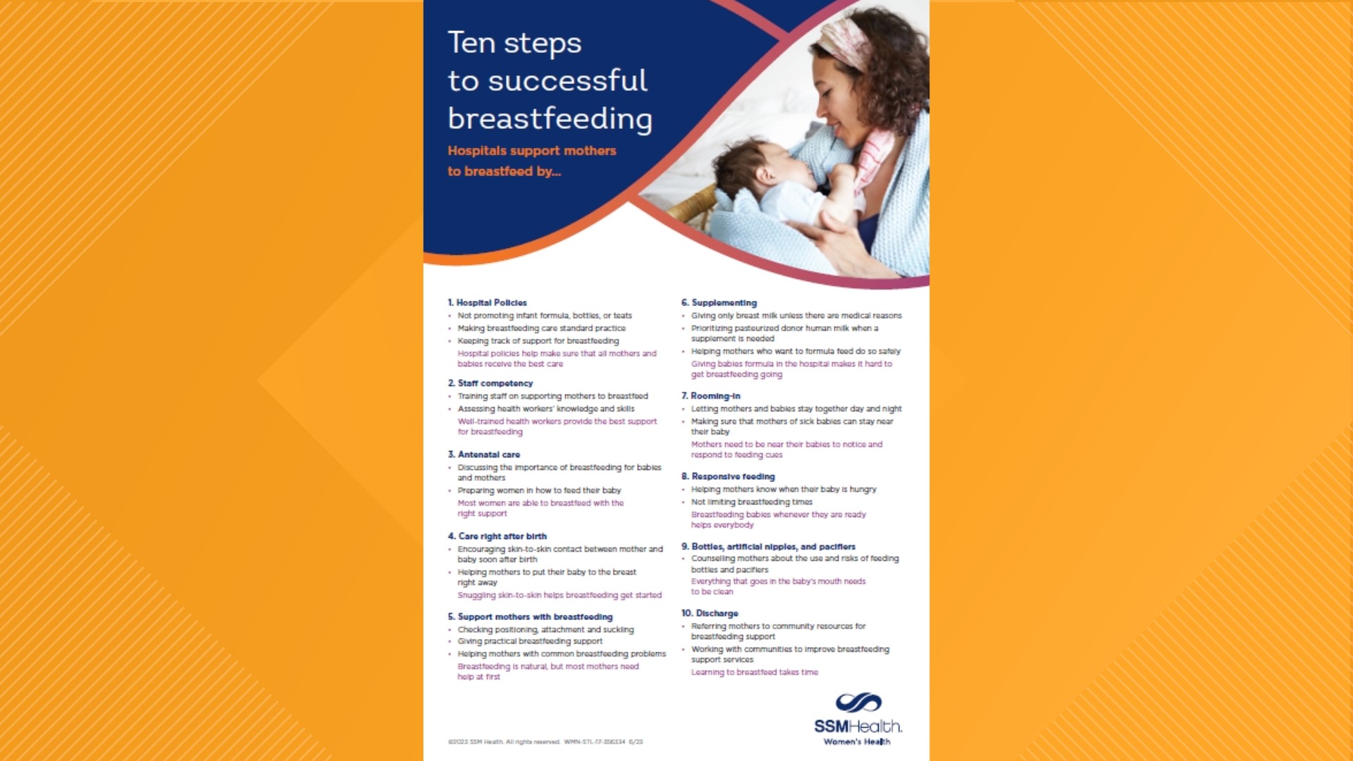 SSM Health DePaul Hospital receives Baby-Friendly designation | ksdk.com