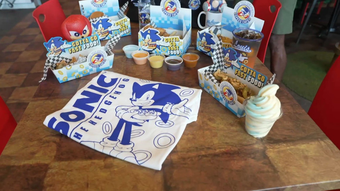 Sonic the Hedgehog Speed Café brings immersive dining pop-up to St ...