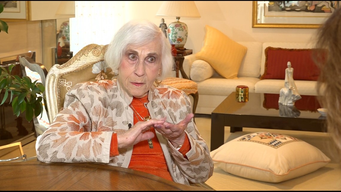 Holocaust survivor recalls how a bribe saved her life while in hiding ...