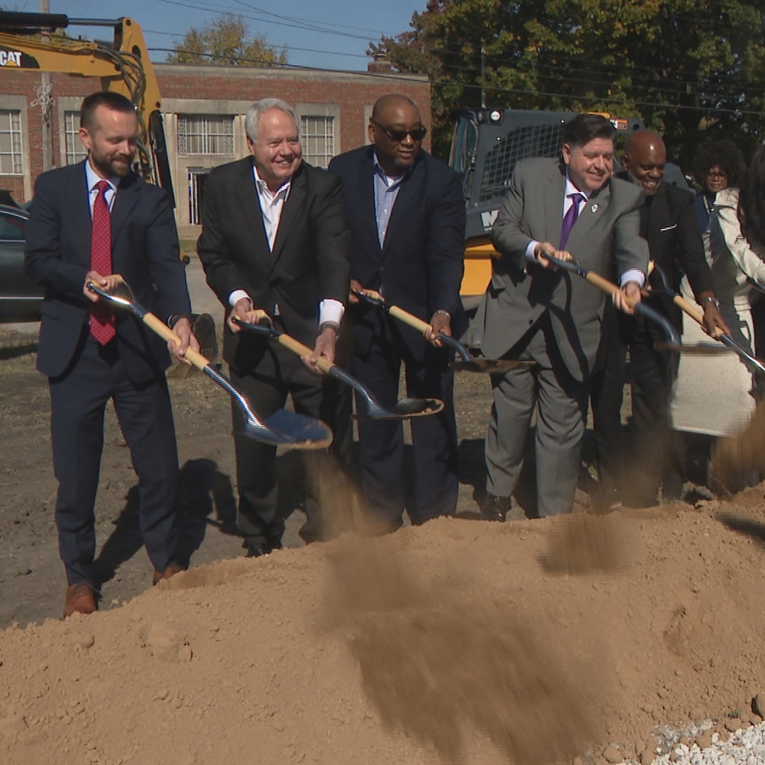 Pritzker breaks ground on state-backed grocery in Venice, calling it a ...