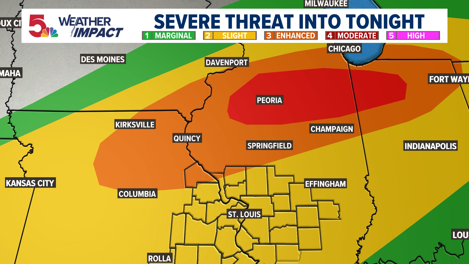 Weather Impact Alert: Severe storms move out of St. Louis area ...