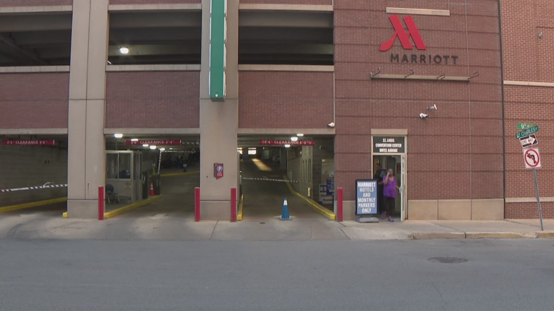 2 shot in parking garage of Marriott a day after deadly shooting | ksdk.com