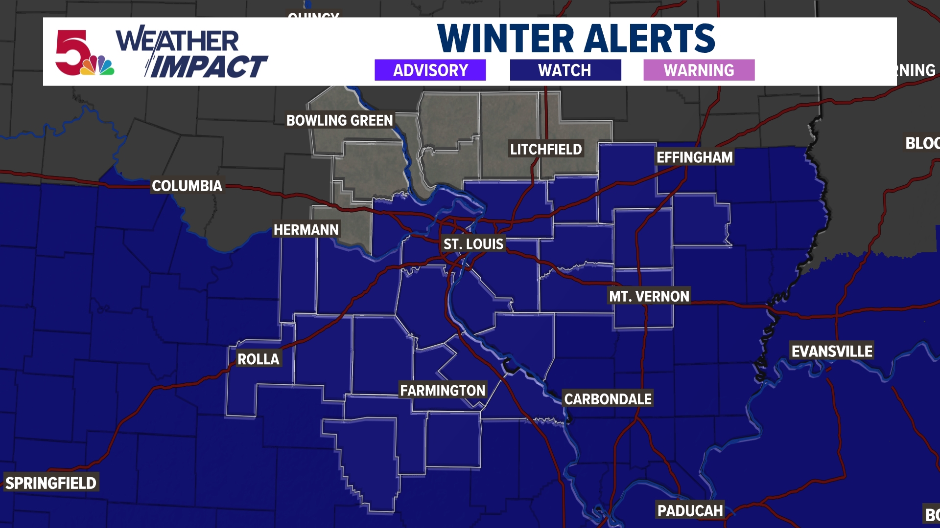 Winter Storm Watch issued for parts of St. Louis metro area: Here's what that means | ksdk.com