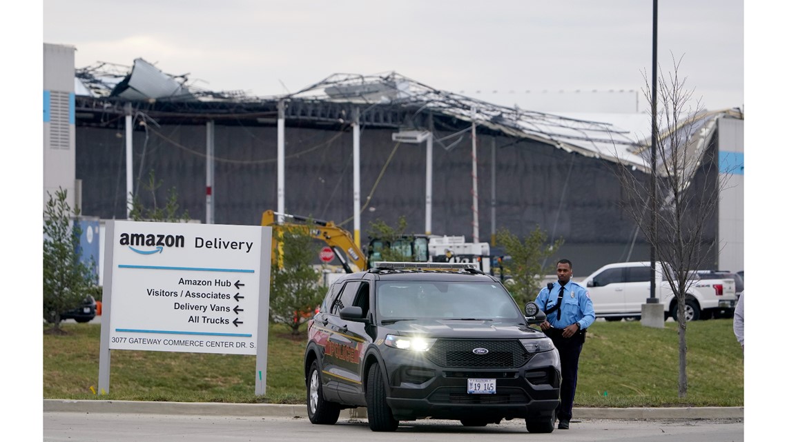 Amazon comments on its warehouse collapse in Edwardsville | ksdk.com