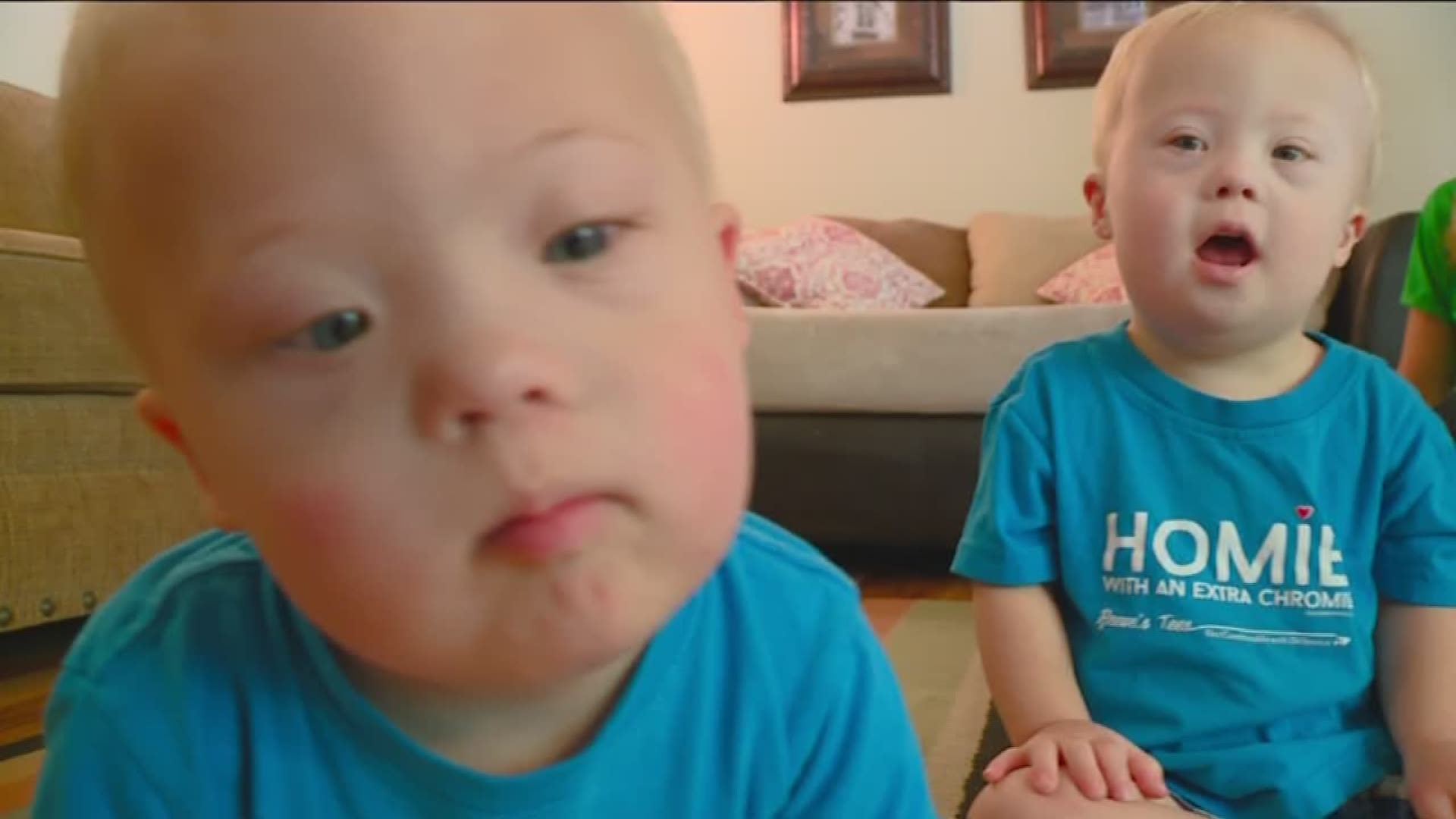 Idaho twins featured in national video for Down Syndrome | ksdk.com