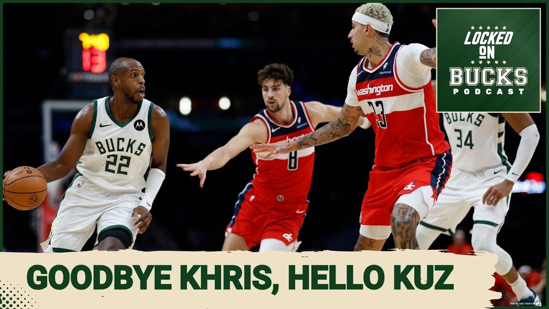 End of an era: Milwaukee Bucks trade Khris Middleton for Kyle Kuzma ...