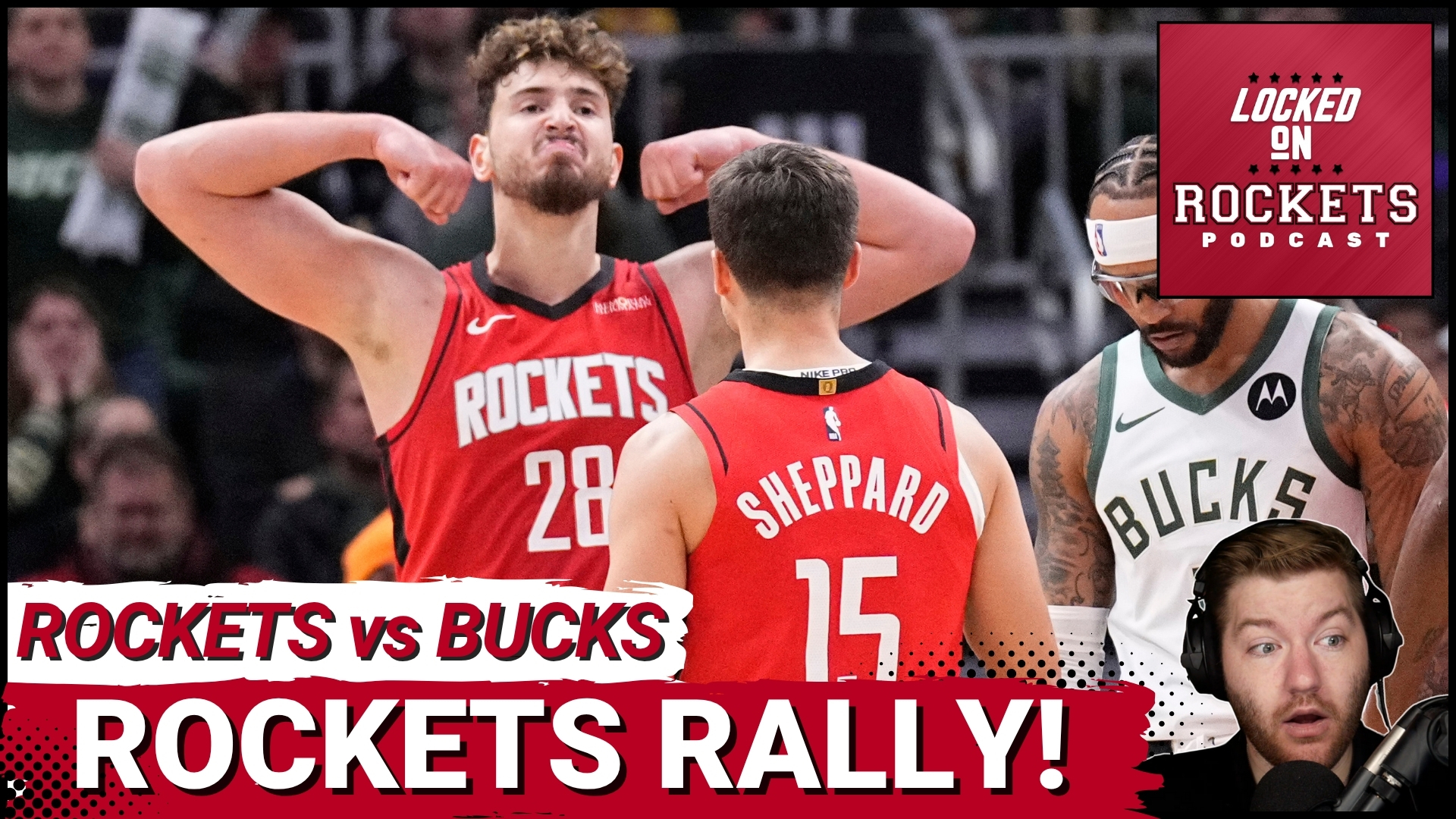 Reed Sheppard IGNITES Rockets COMEBACK Vs Bucks | Kevin Durant ...