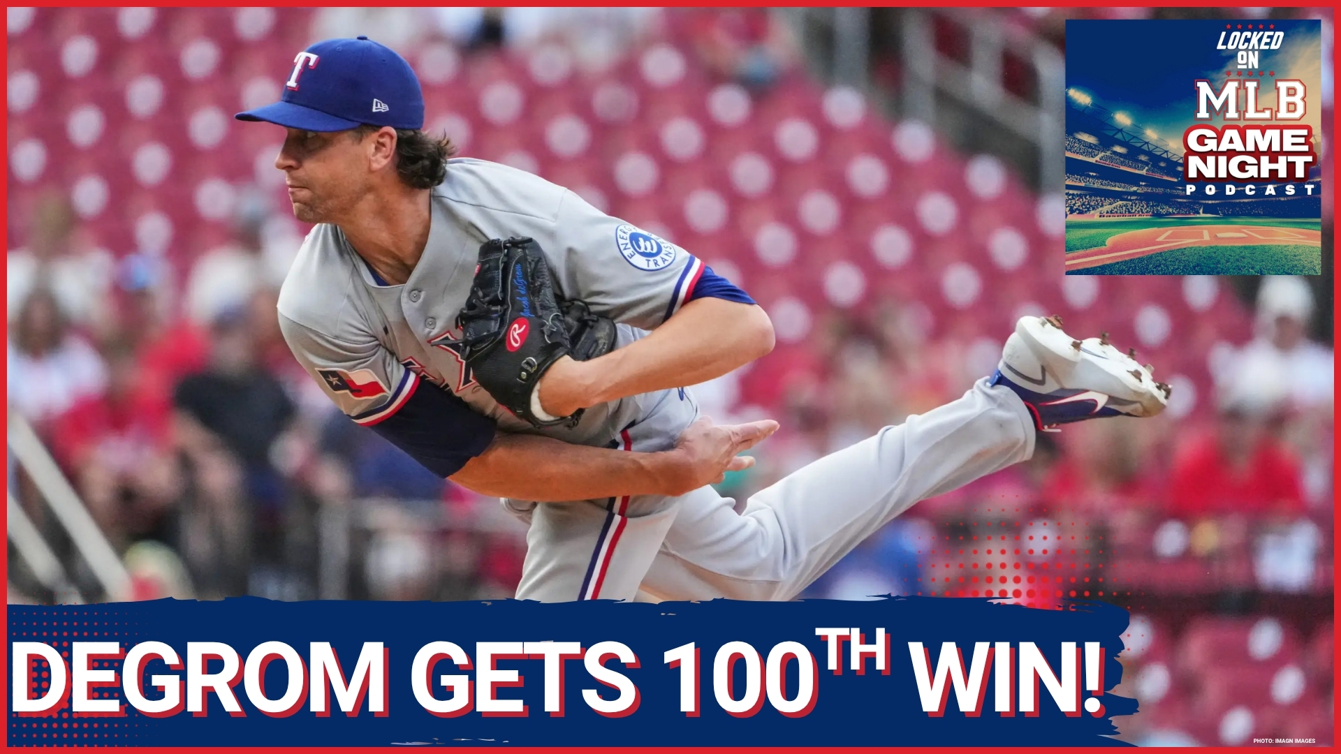 MLB GAME NIGHT: Texas Rangers' Jacob deGrom Earns His 100th Career Win ...