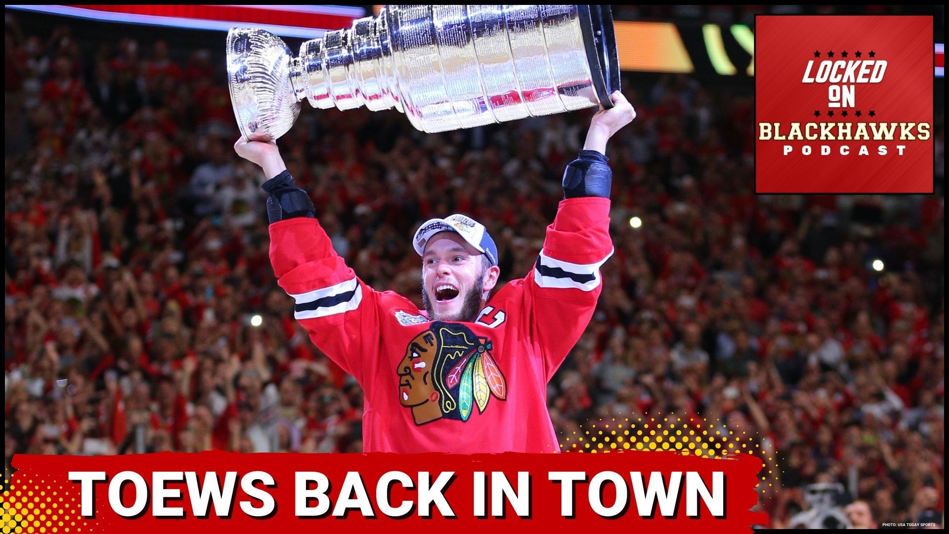 Jonathan Toews First Game AGAINST Blackhawks in Chicago | Frank Nazar ...