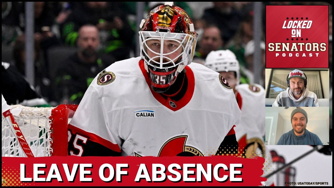 Linus Ullmark Granted Leave Of Absence + Ottawa Senators vs Columbus ...