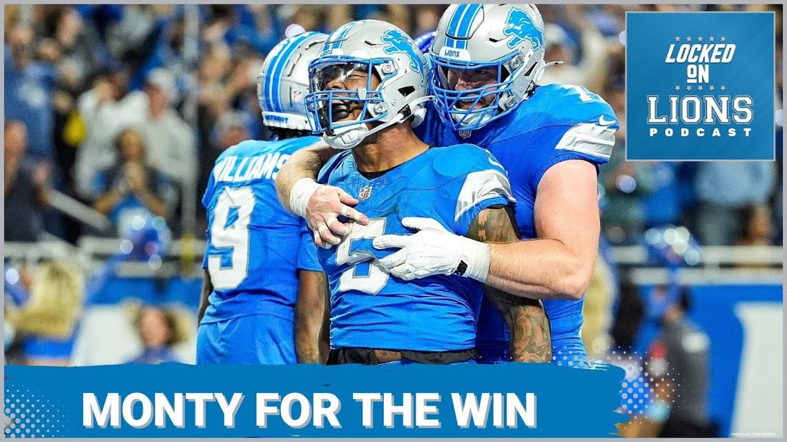 The Detroit Lions are 1-0. It wasn't easy but they win their opener ...