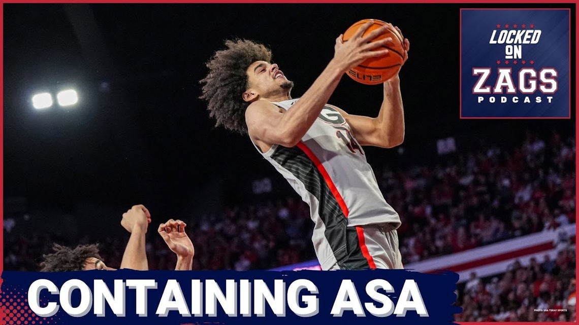 Keeping Asa Newell off the glass CRITICAL for Gonzaga to beat Georgia! | Zags transfer portal ...