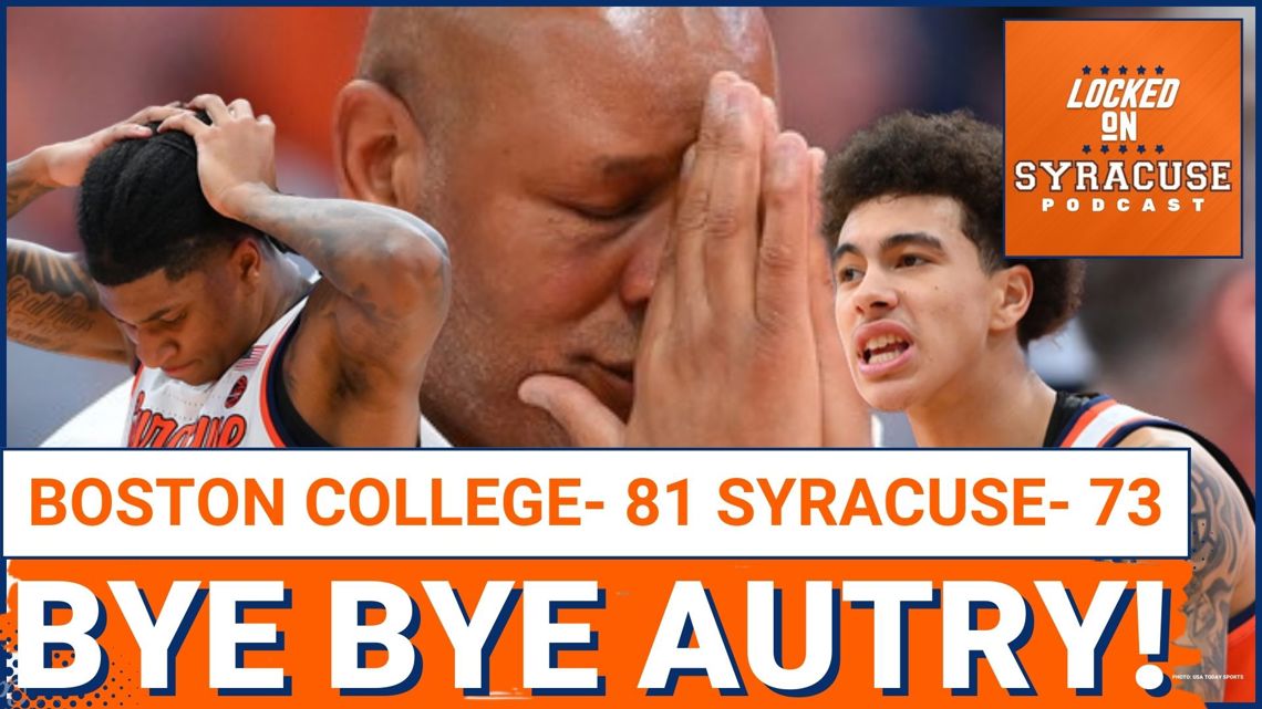 REACTION: Syracuse Basketball suffers MELTDOWN LOSS vs. Boston College ...