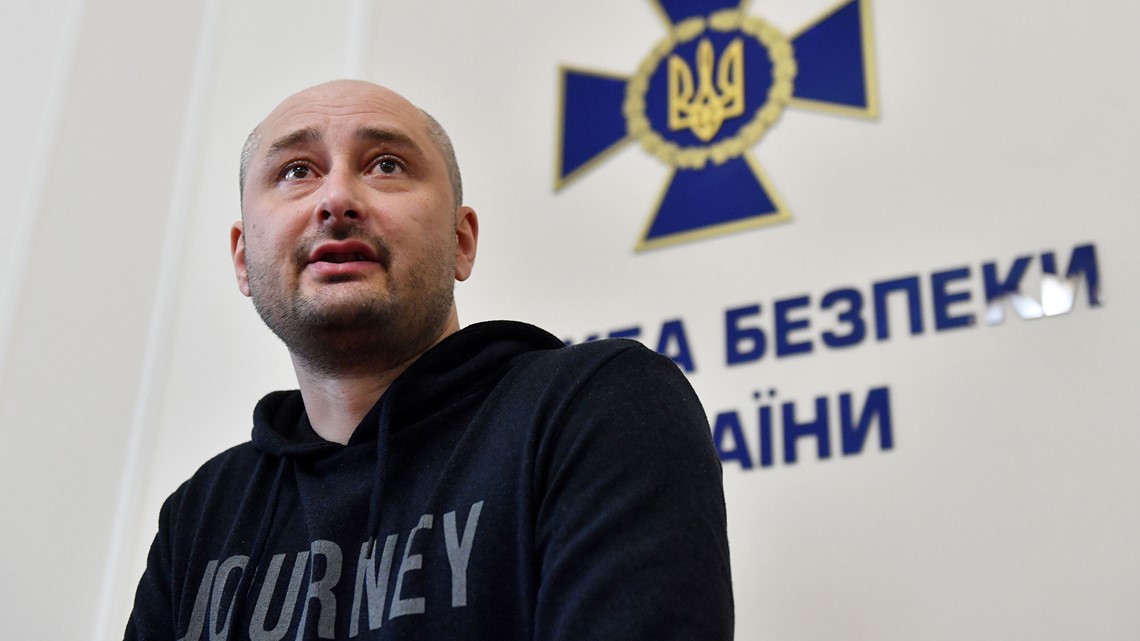 Russian journalist who 'died' shows up alive in Ukraine | ksdk.com