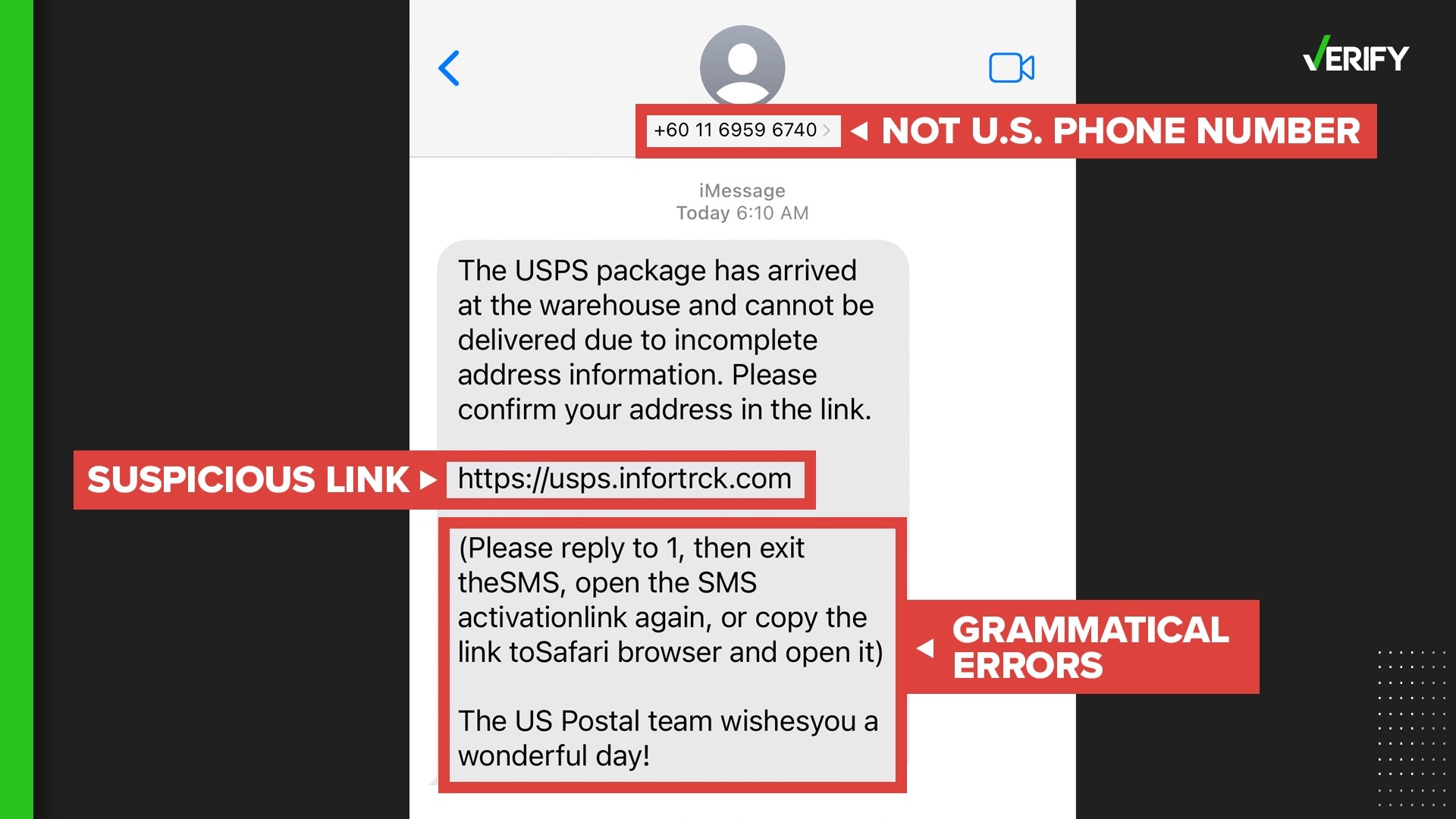 Scam alert: Beware of texts about USPS undeliverable packages. | ksdk.com