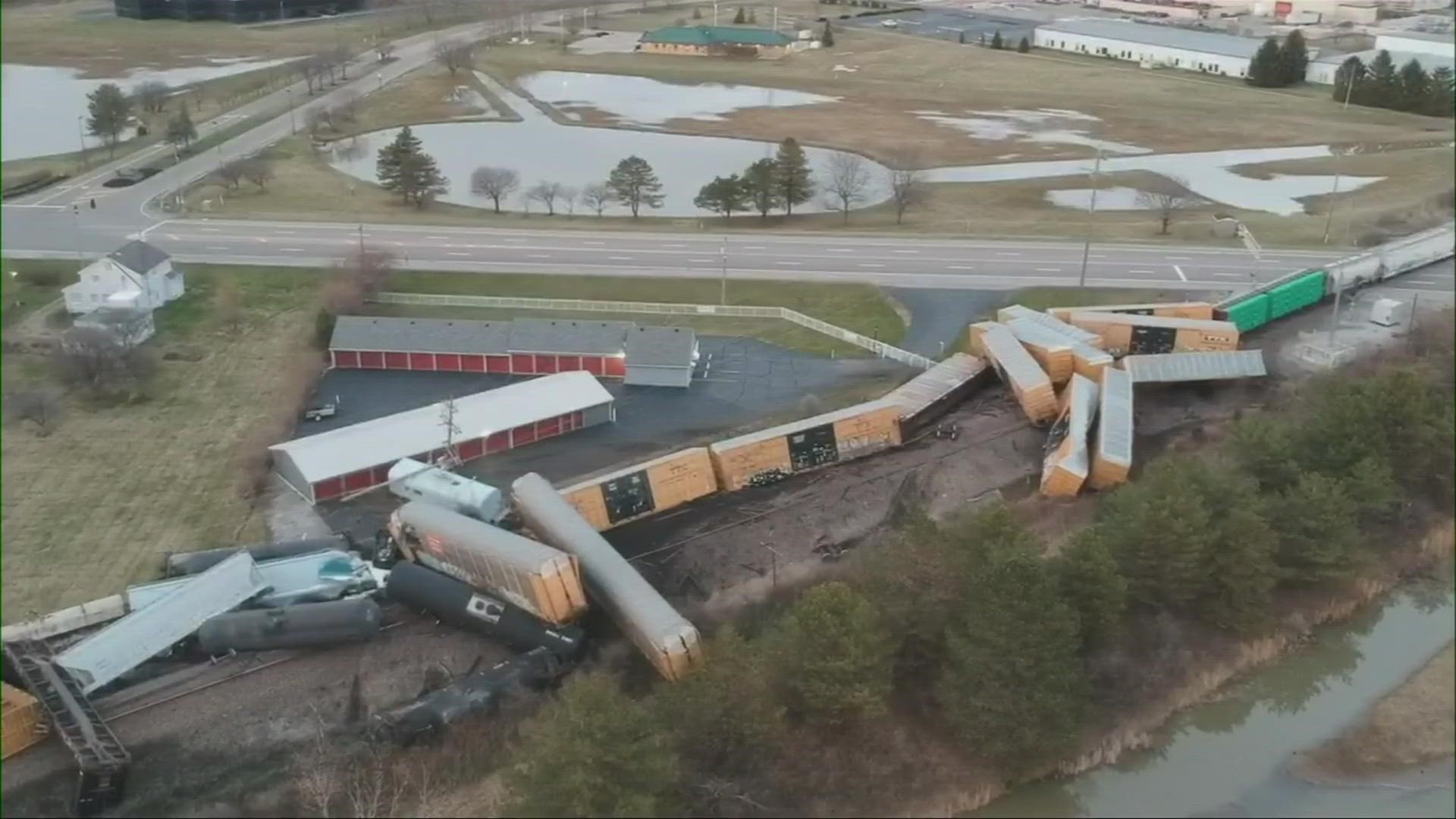 Update: 20 train cars of Norfolk Southern cargo derail in Ohio | ksdk.com