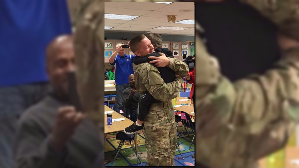 Air Force dad home from deployment surprises son | ksdk.com
