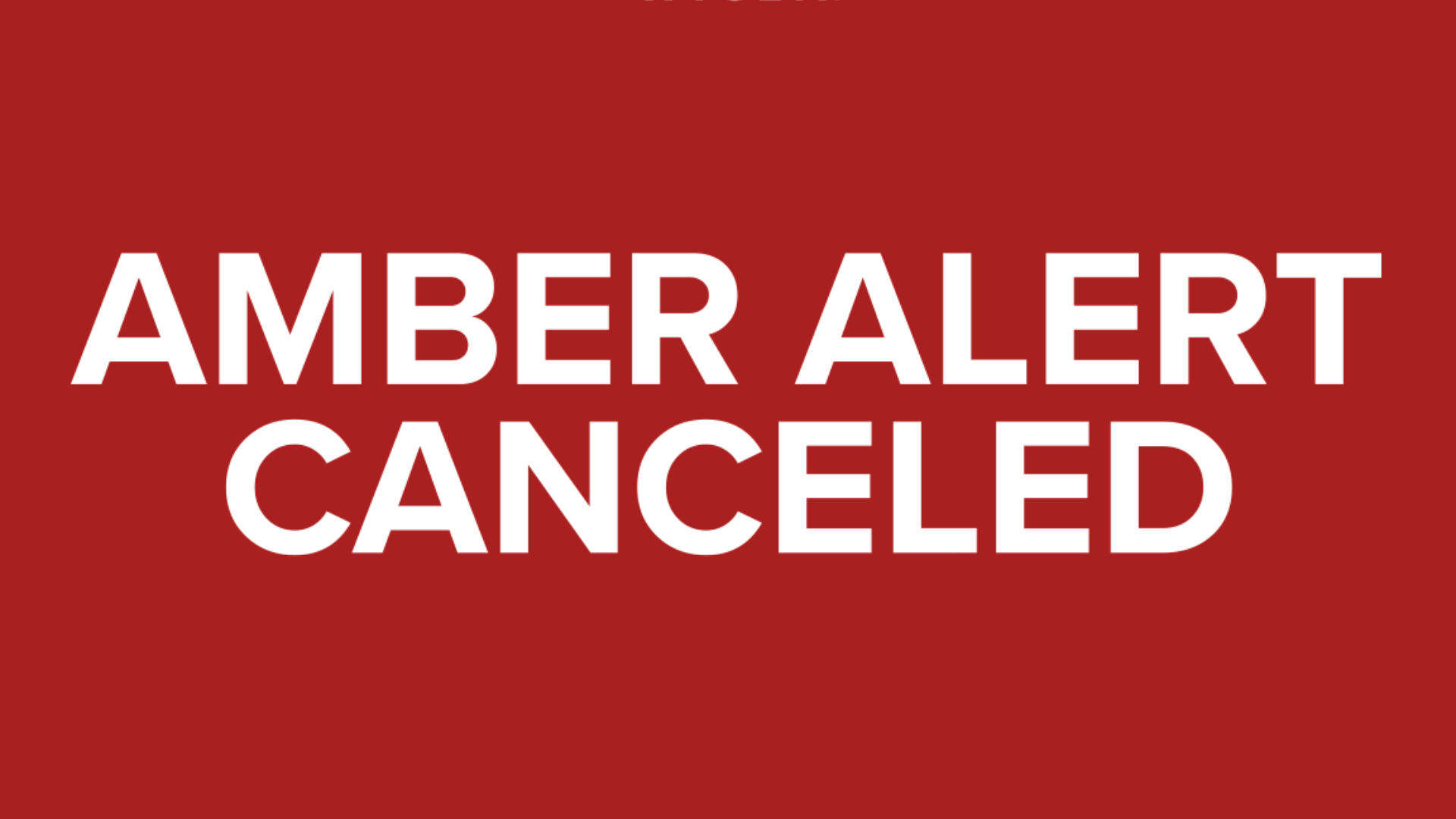 Amber Alert Canceled 1 Year Old Abducted In Ferguson Found Safe
